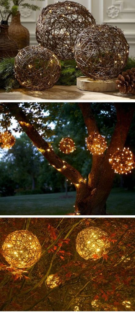 18 Amazing Christmas Dollar Store Decorations: 8. Tree Light Shades
