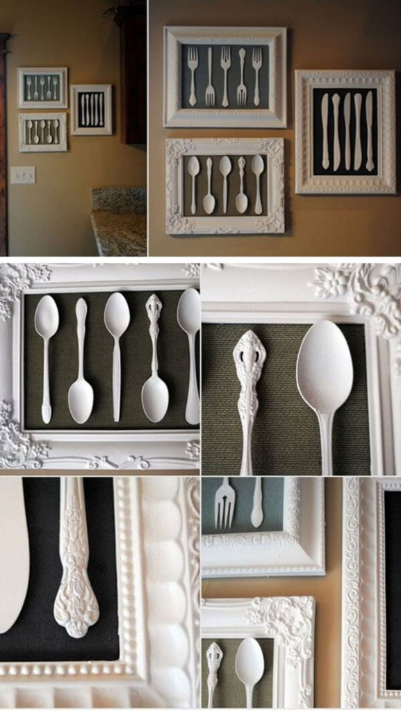 7. Framed Utensils