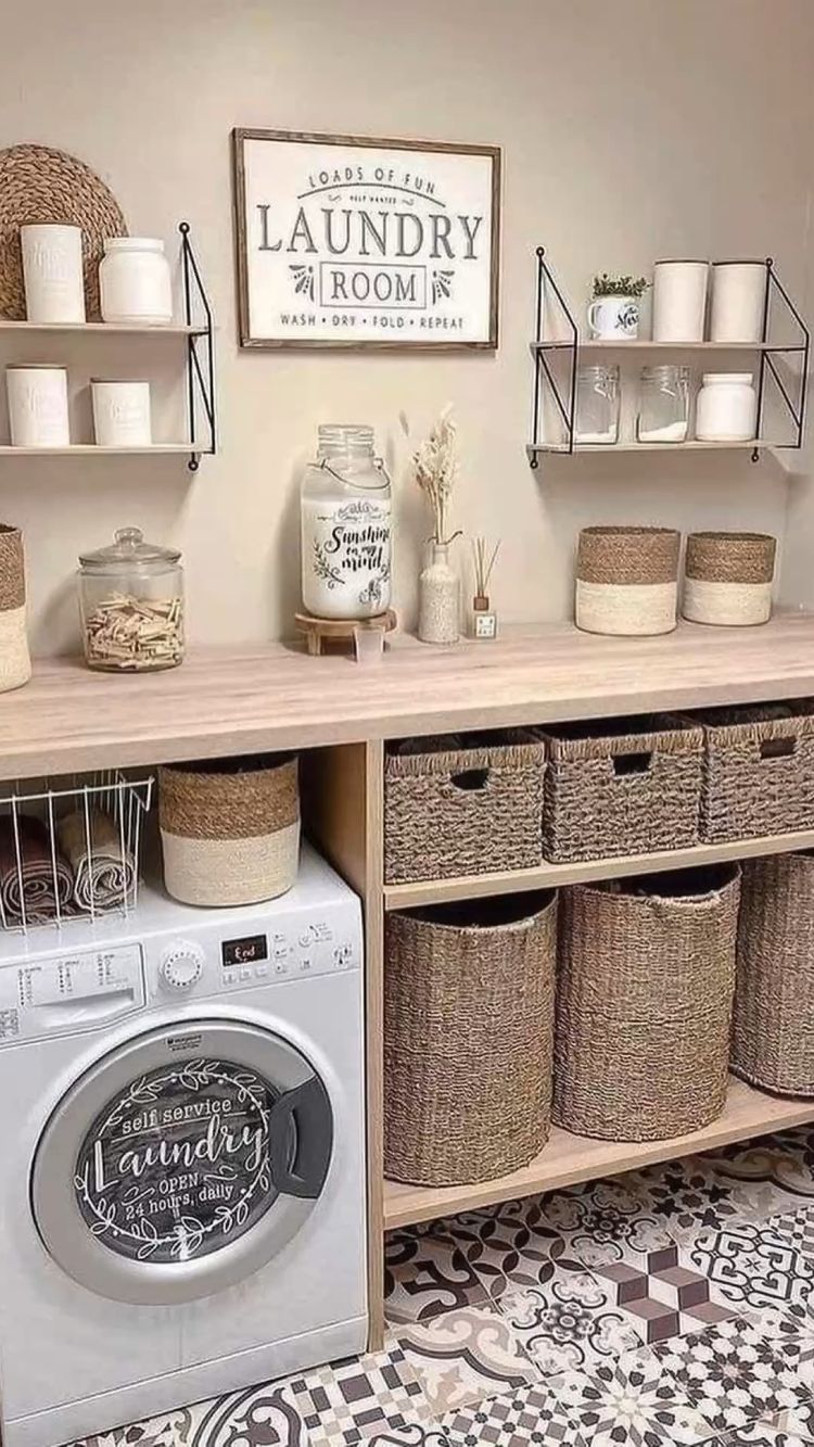 25 Amazing Laundry Room Makeover Ideas on a Low Budget - DIY Home ...